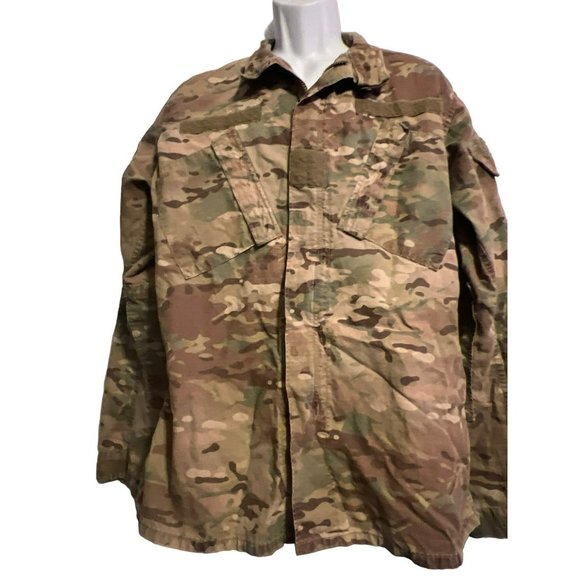 USGI | Jackets & Coats | Multicam Medium Long Shirt Coat Combat Fracu Original Ocp Army Jacket 2 ...